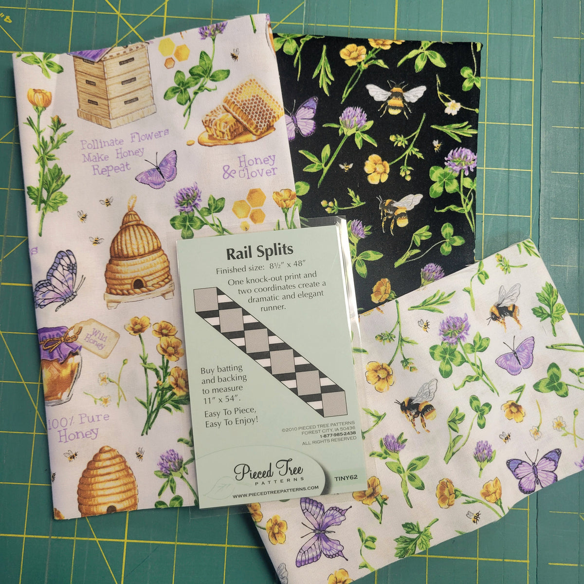 Honey & Clover "Rail Split" Runner – K&K Logo Designs, Ltd & Fabric ...