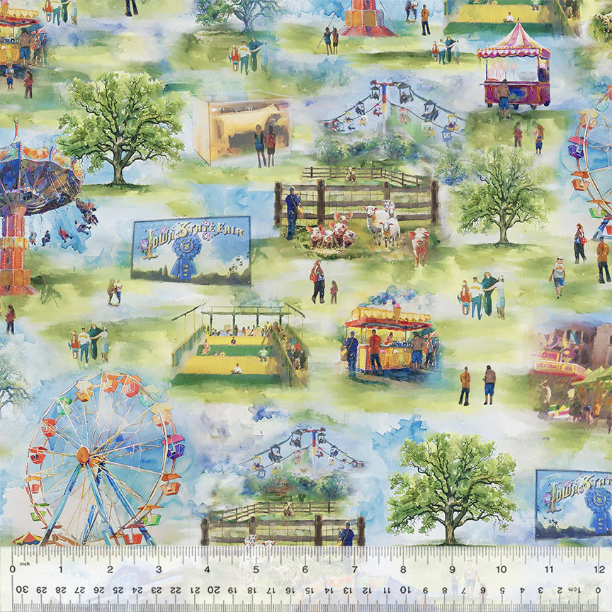 2025 AISH - All Iowa Shop Hop 2025 Iowa State Fair Fabric – K&K Logo