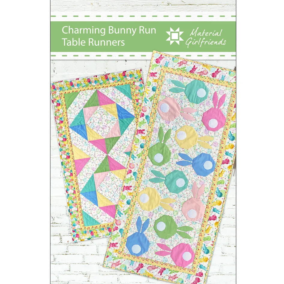 Pattern - Charming Bunny Run Table Runners Pattern – K&K Logo
