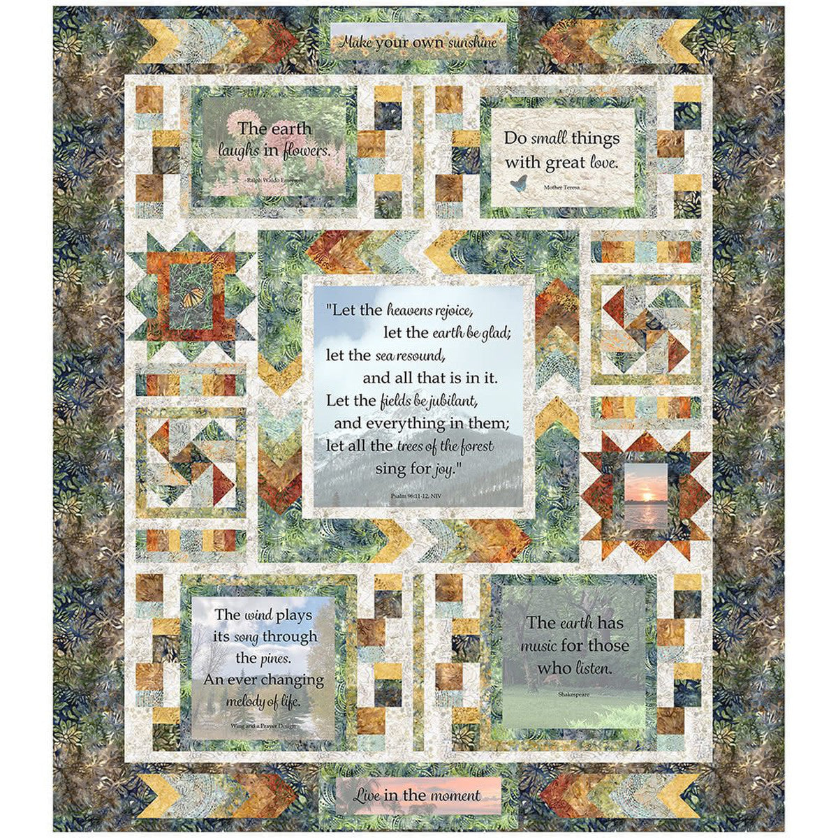 Kit Windsong Nature's Symphony Quilt Kit – K&K Logo