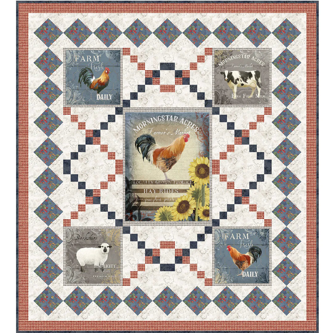 Kit - Farm Fresh Quilt by Cyndi Hershey – K&K Logo
