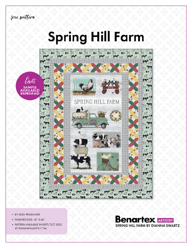 Free Pattern Spring Hill Farm Quilt – K&K Logo